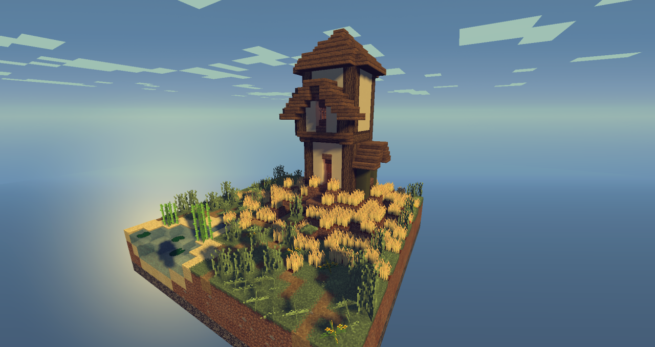 A Farmers Hut Minecraft Map