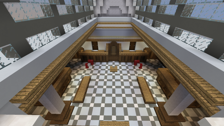 Phoenix Wright: Ace Attorney: Dual Destinies - Courtroom Minecraft Map