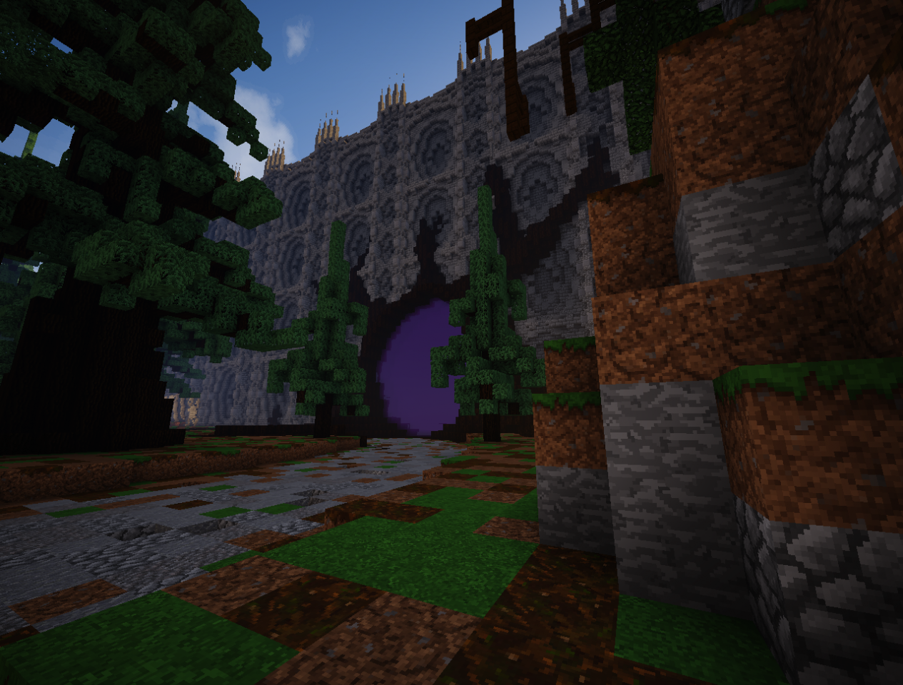 Nether portal - Forest side Minecraft Map