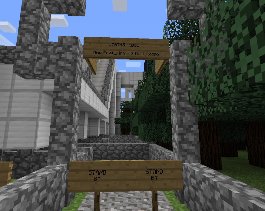 Deaths Edge Minecraft Roller Coaster Minecraft Map