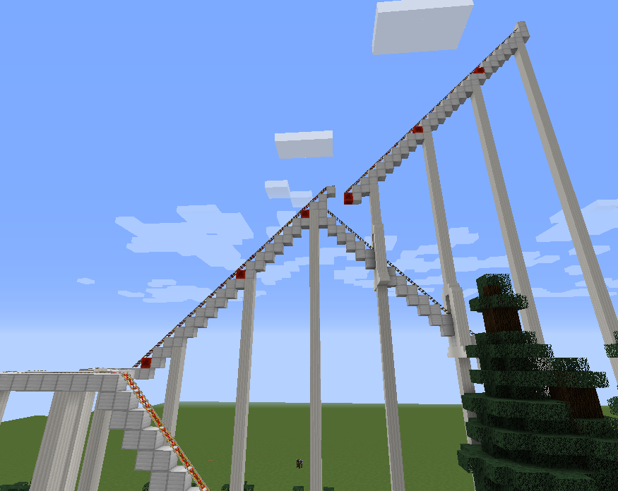 Deaths Edge Minecraft Roller Coaster Minecraft Map