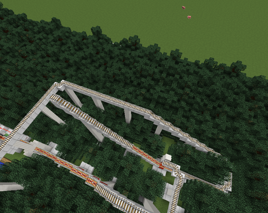 Deaths Edge Minecraft Roller Coaster Minecraft Map