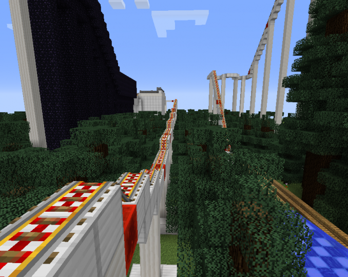 Deaths Edge Minecraft Roller Coaster Minecraft Map