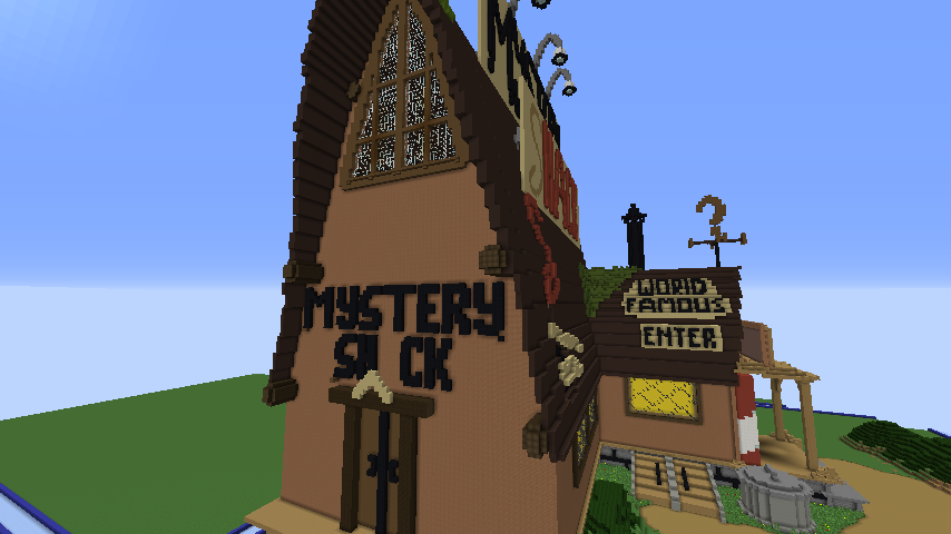 Gravity Falls Mystery Shack Minecraft Map