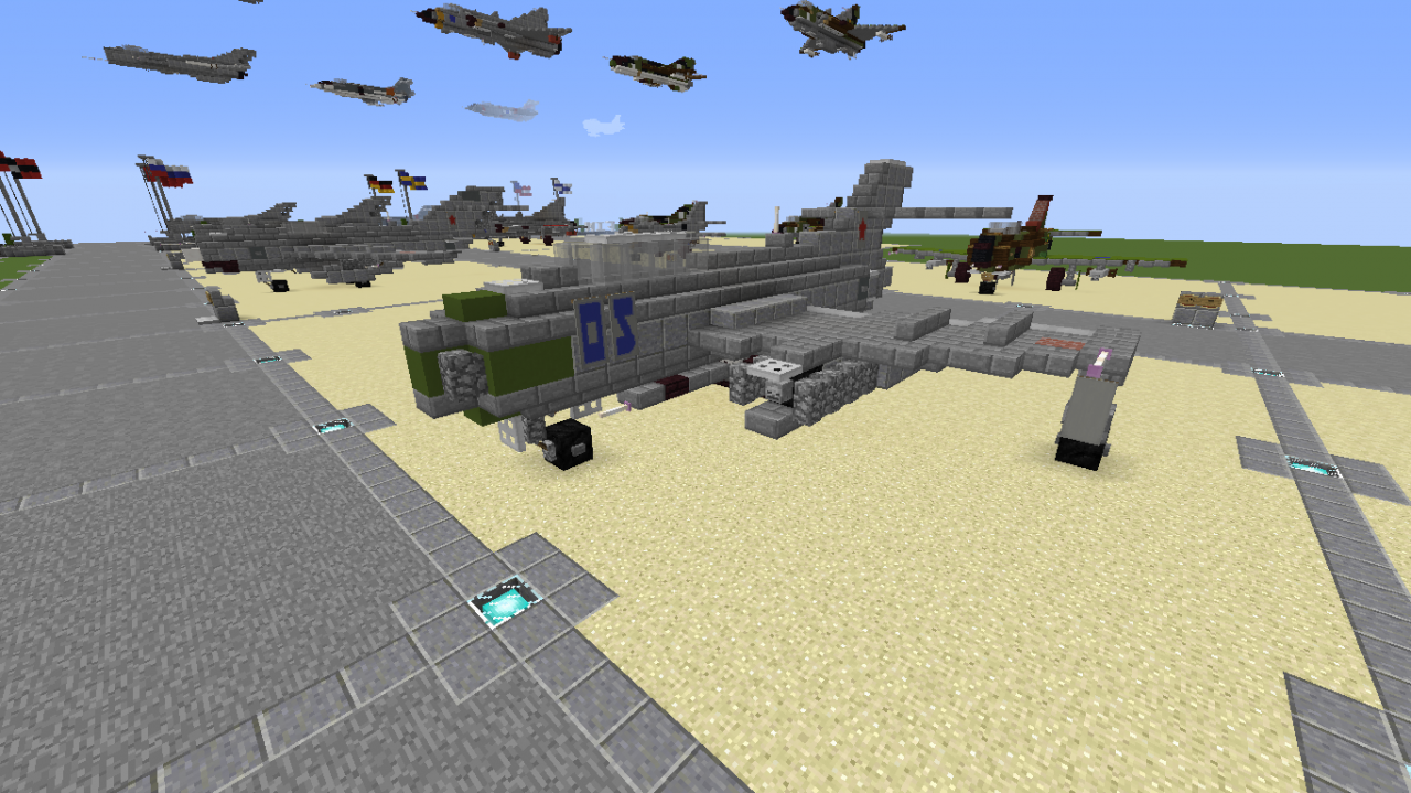 Yak-25 "Flashlight" Minecraft Map