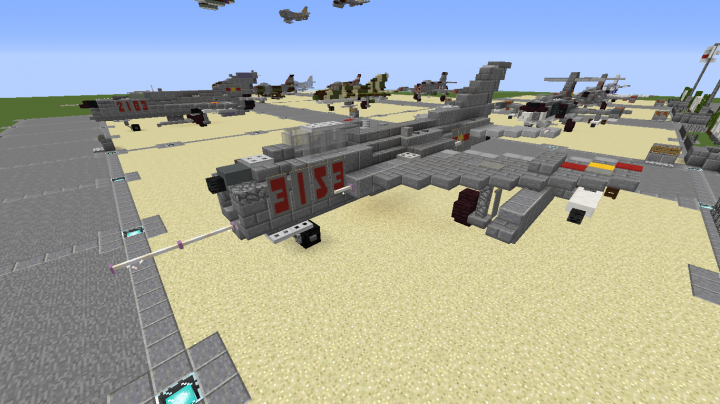 Chinese MiGs (MiG-19 and MiG-21) Minecraft Map