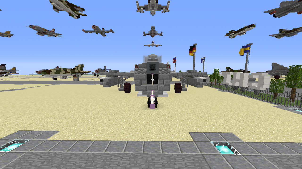 Chinese MiGs (MiG-19 and MiG-21) Minecraft Map