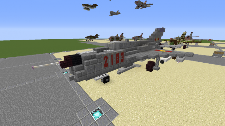 Chinese MiGs (MiG-19 and MiG-21) Minecraft Map