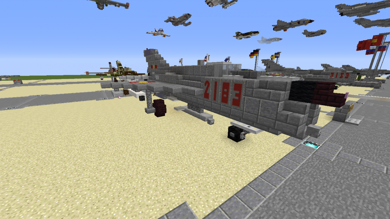 Chinese MiGs (MiG-19 and MiG-21) Minecraft Map