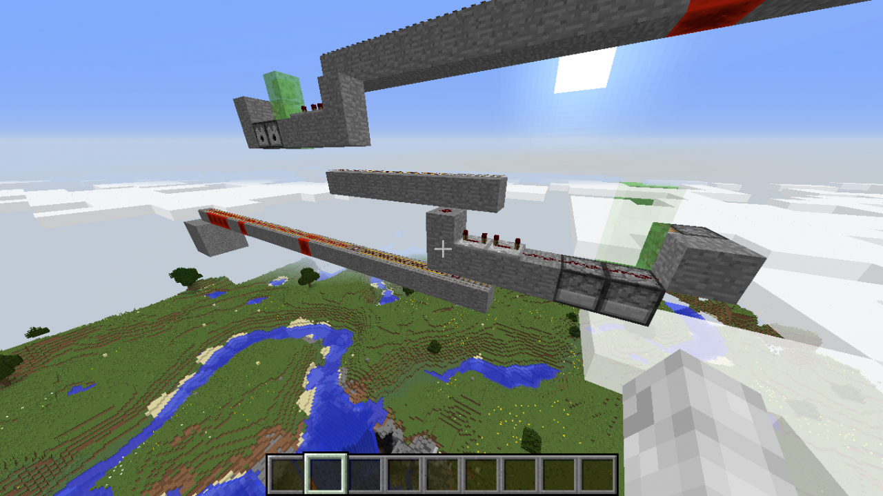 Crazy Redstone RollerCoaster Minecraft Map