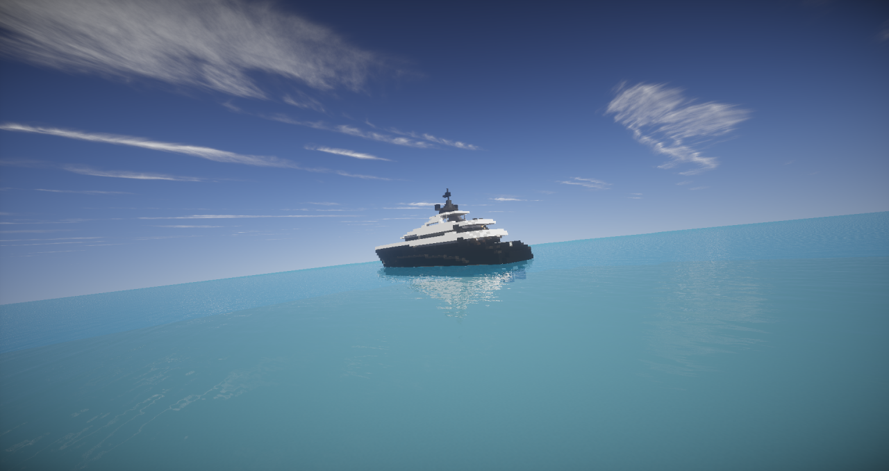 Sarastar | Super Yacht (ShipSide) Minecraft Map