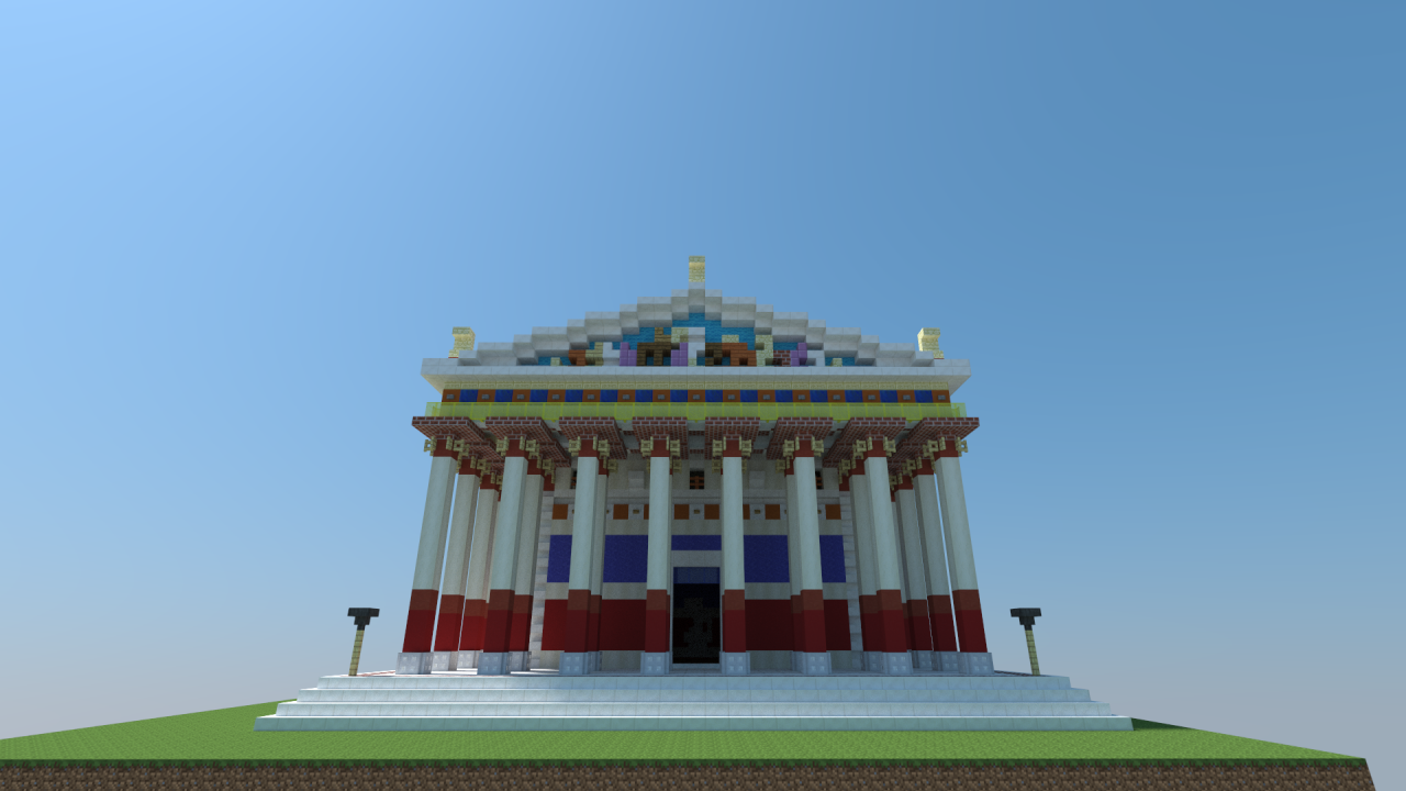 AC Origins Concept Art Temple Minecraft Map