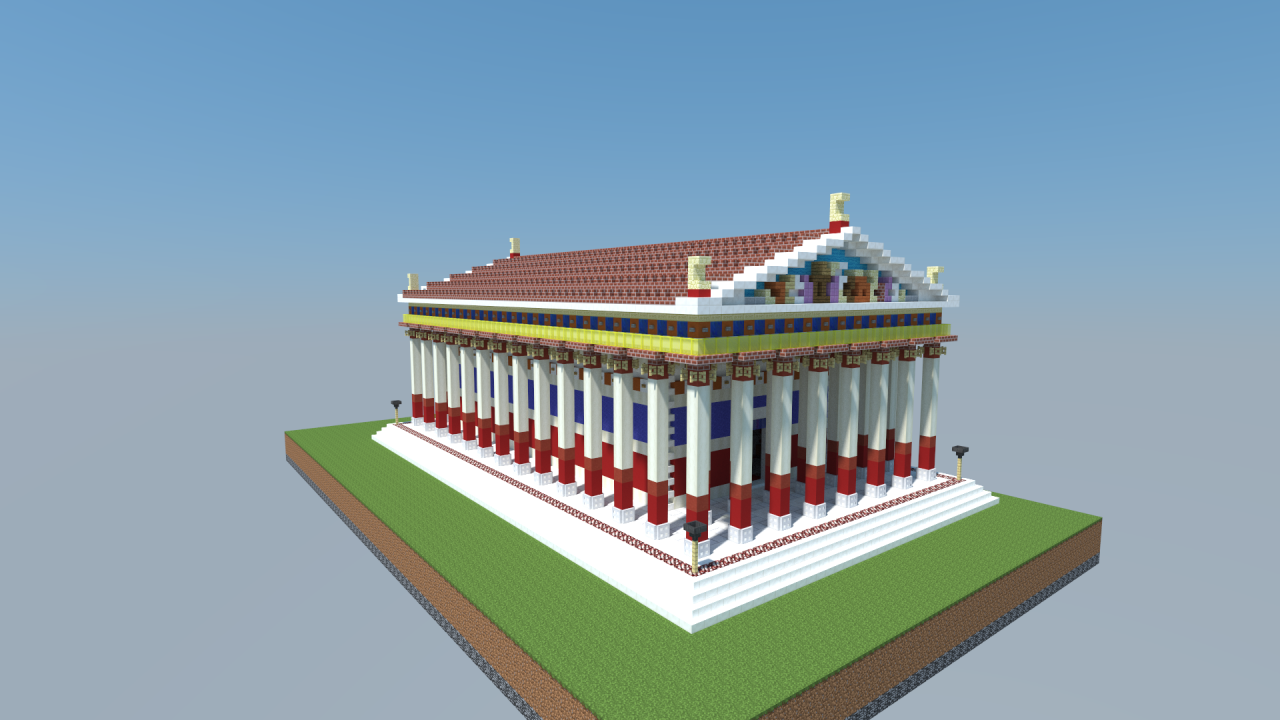 AC Origins Concept Art Temple Minecraft Map