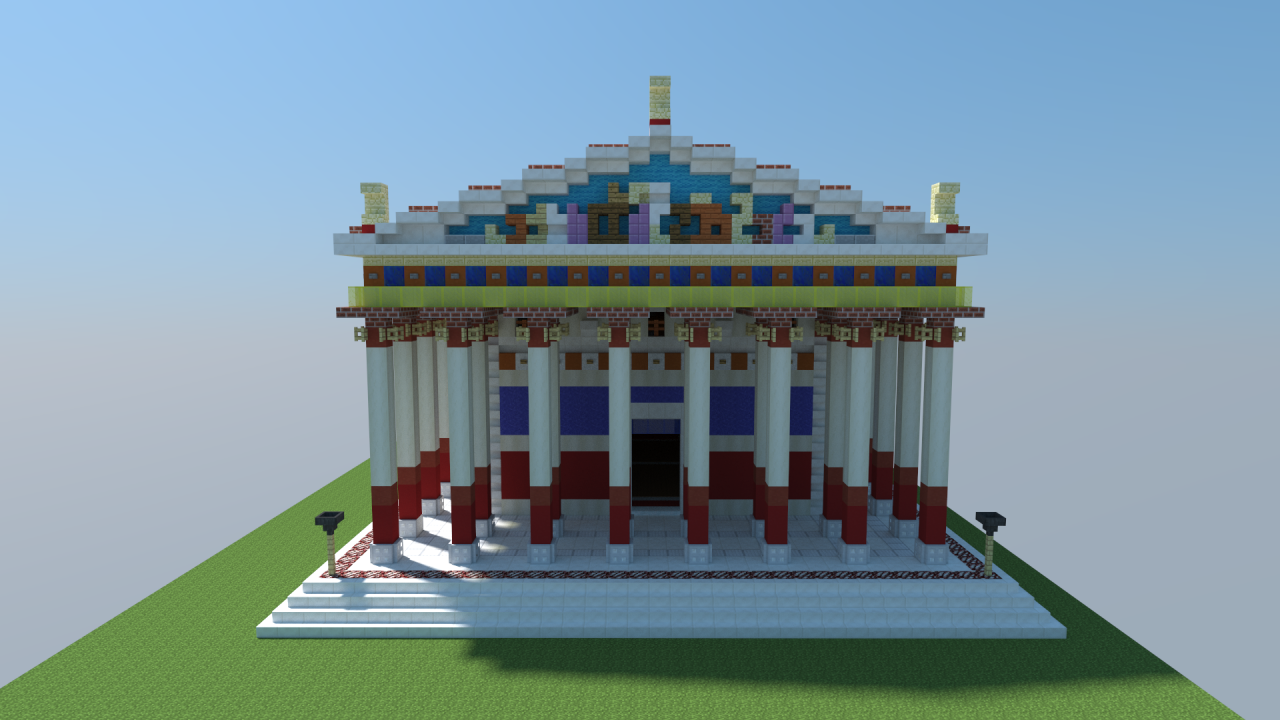 AC Origins Concept Art Temple Minecraft Map