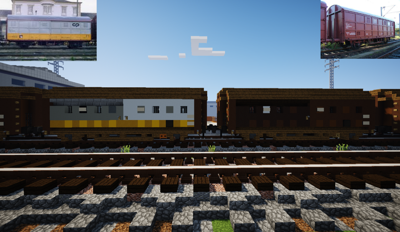 CP Carga Concrete Train Unloading Minecraft Map