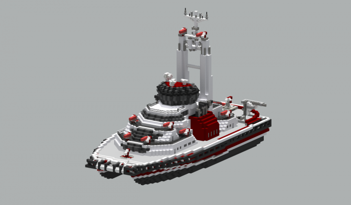 fire rescue ship DRA-7001 Minecraft Map