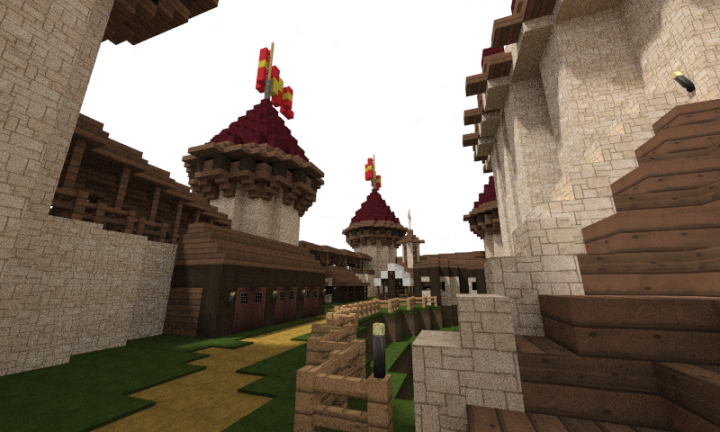 medieval classic castle Minecraft Map