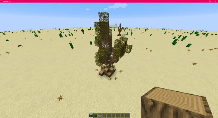 Dead Tree Decorated Minecraft Map