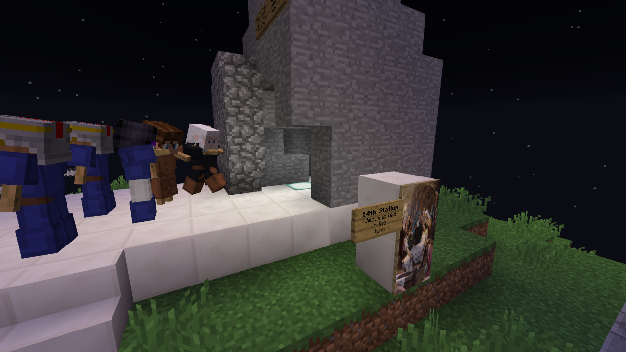 Minecraft Stations of the Cross Minecraft Map