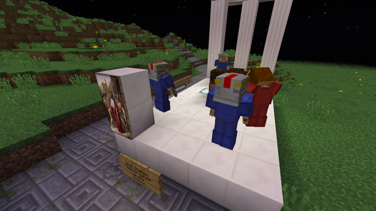 Minecraft Stations of the Cross Minecraft Map