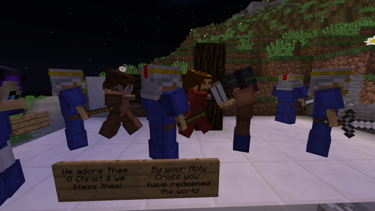 Minecraft Stations of the Cross Minecraft Map