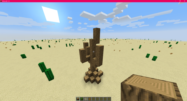 Large Tree without decoration/leaves Minecraft Map