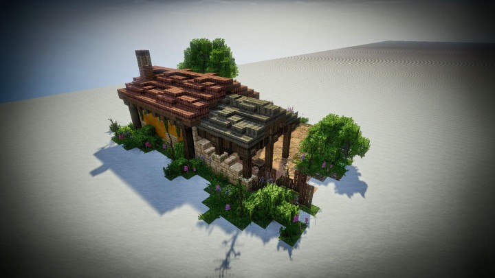 Shack in Sansretour-Valley Minecraft Map