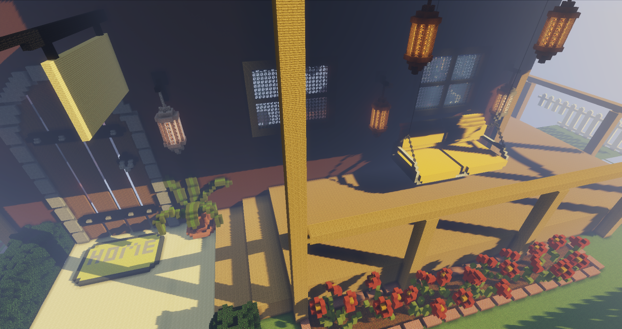 Giant house event: Parkour and building contest Minecraft Map