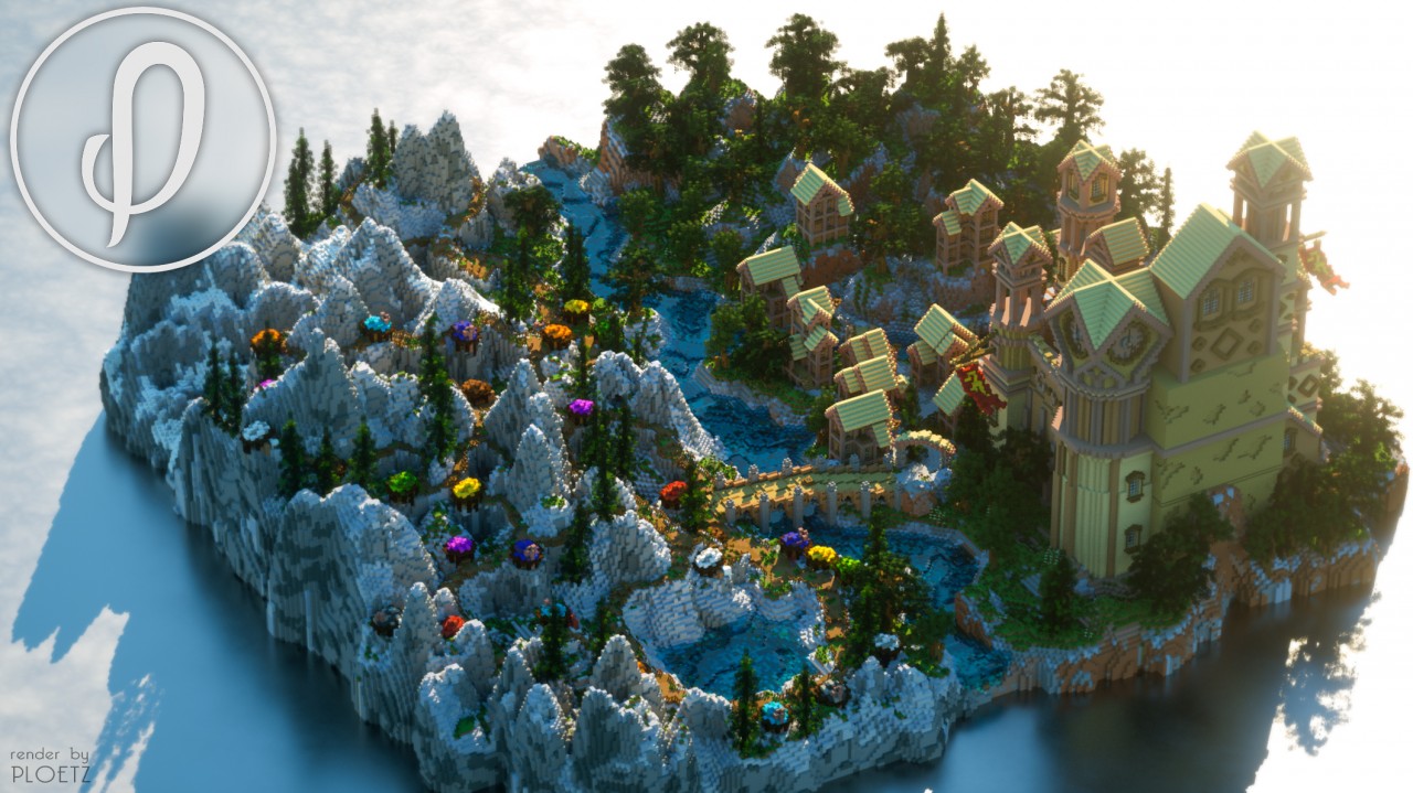 Patheria - SKYFACTIONS Village Minecraft Map