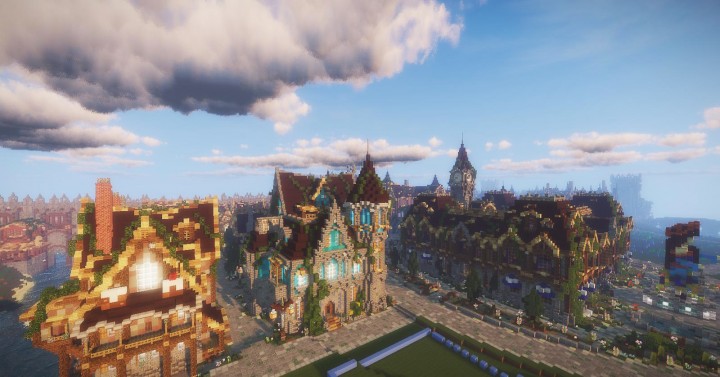 Medieval city Watergate (under construction) Minecraft Map