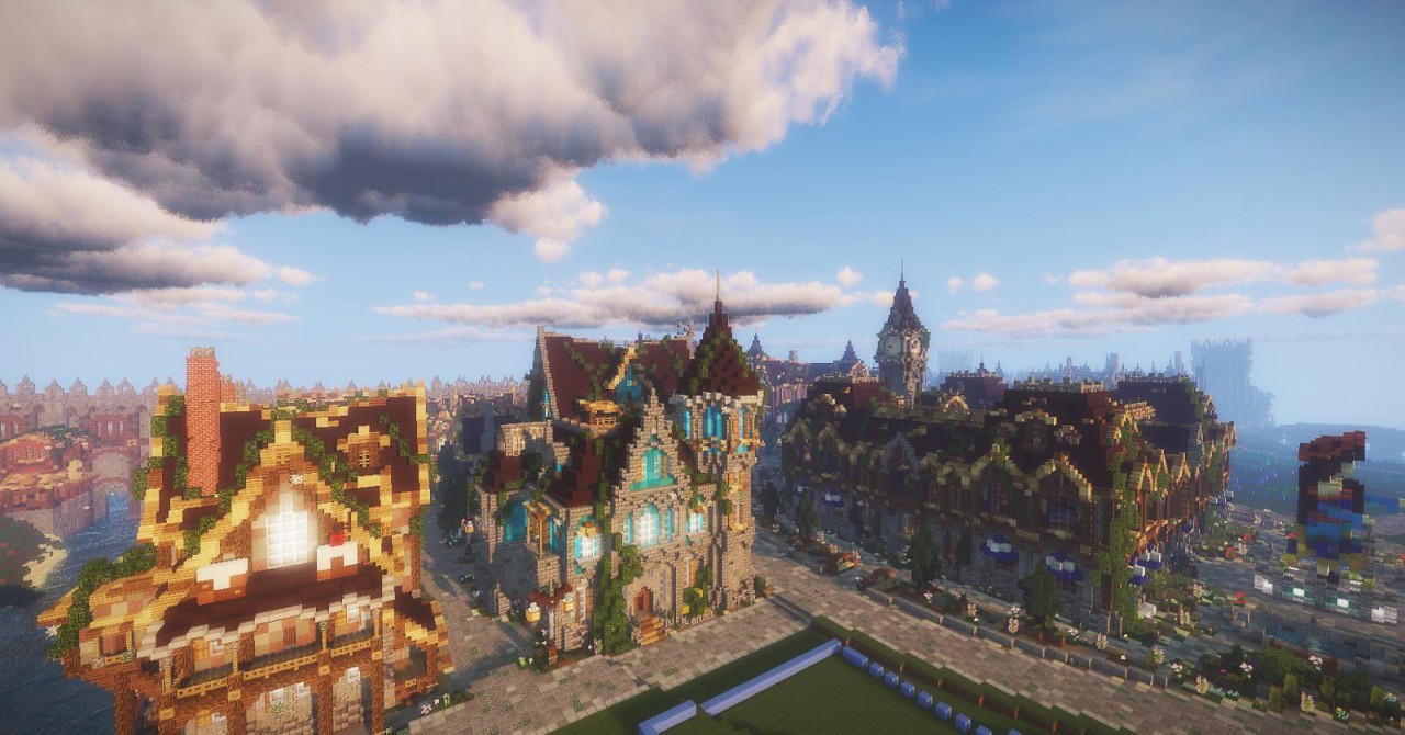 Medieval city Watergate (under construction) Minecraft Map