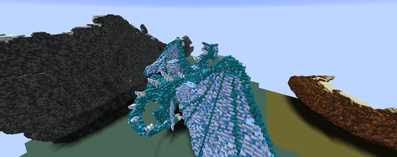 Ice Dragon Minecraft Map