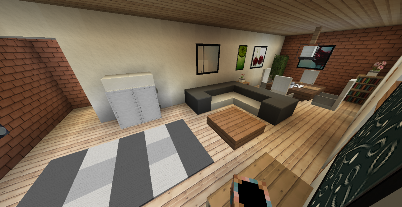 Two-Story Traditional Brick House - Dustworks Server Minecraft Map