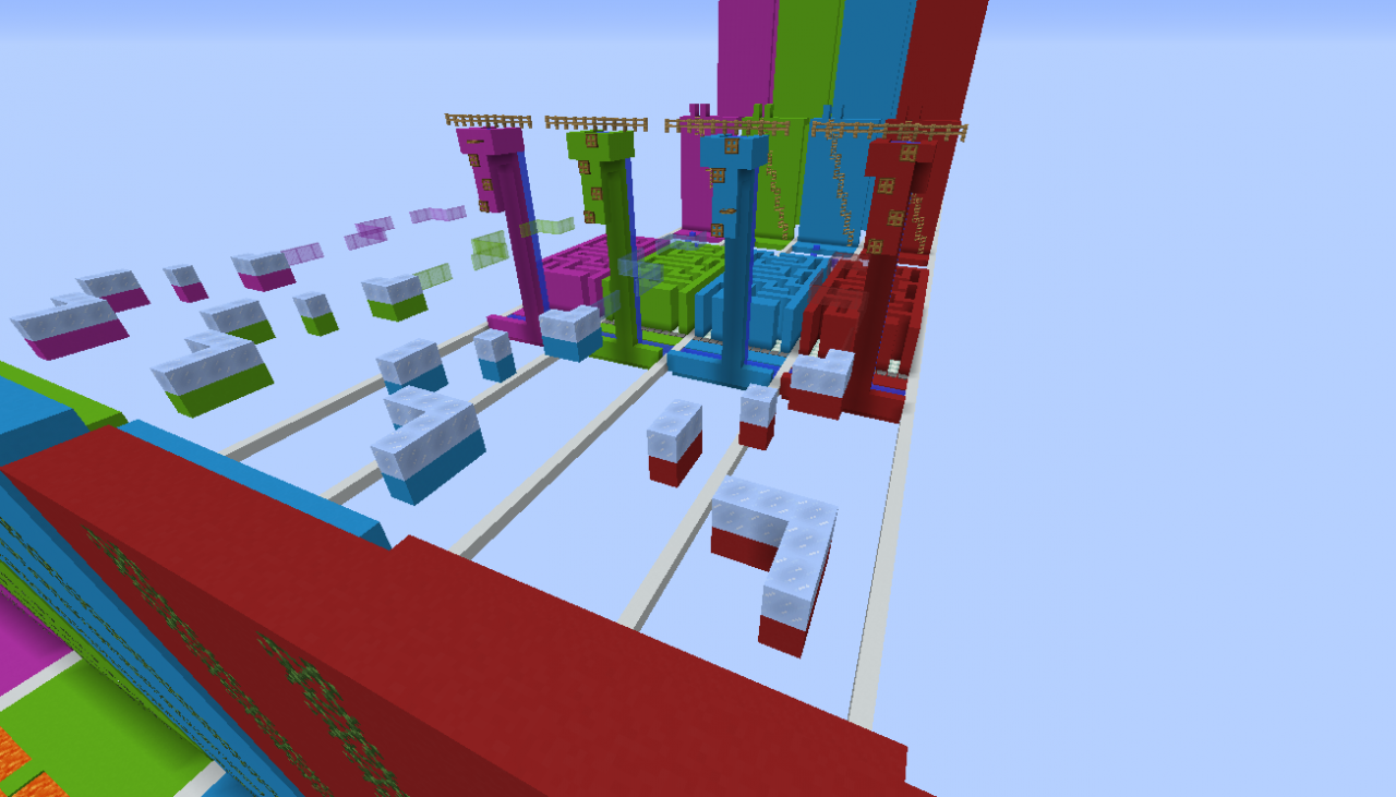 Obstacle Race Minecraft Map