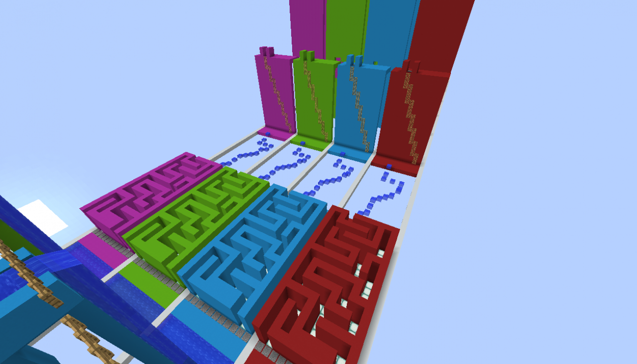 Obstacle Race Minecraft Map