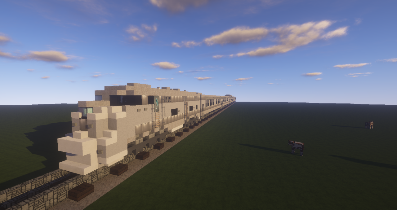 Amtrak Western Pacific Zephyr Minecraft Map