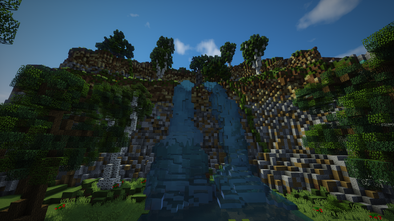 Waterfall Minecraft Map