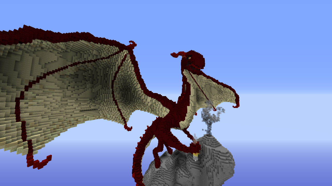 Dragon Organic and Timelapse Minecraft Map