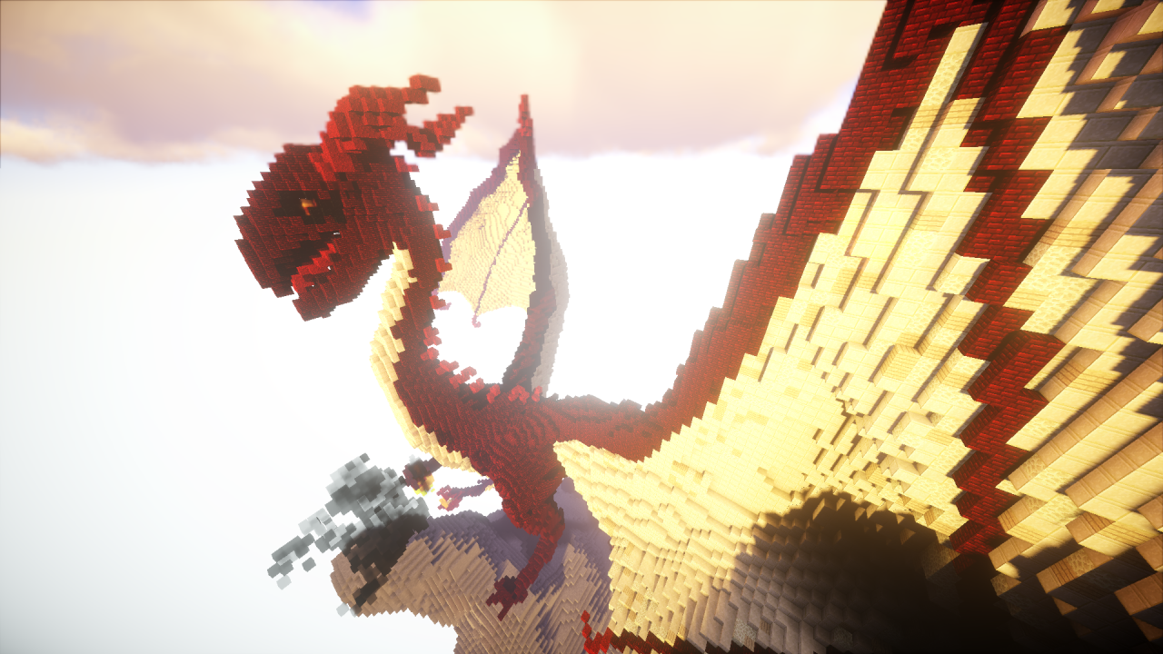 Dragon Organic and Timelapse Minecraft Map