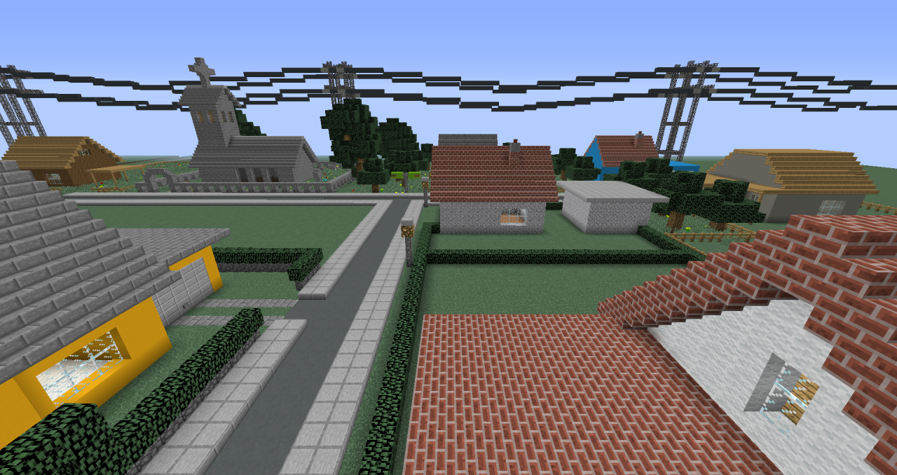Landscape and City Minecraft Map