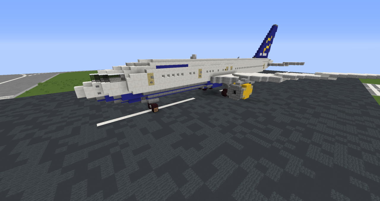 Boeing 757-200 Minecraft Map