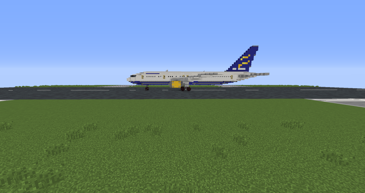 Boeing 757-200 Minecraft Map