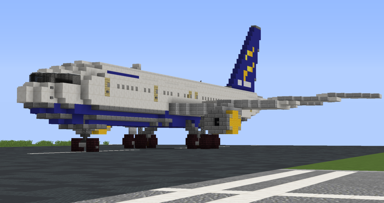 Boeing 757-200 Minecraft Map