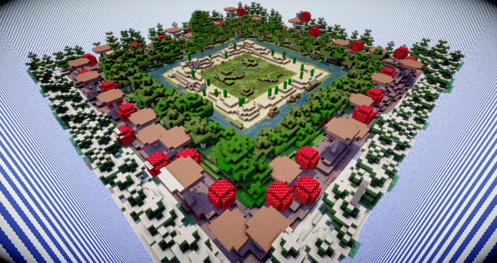 Find The Button: Border Edition Minecraft Map