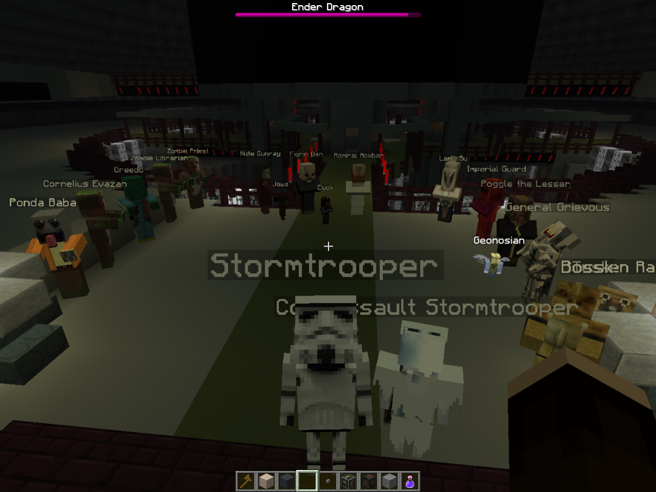 Empire Strikes Block: Space Minecraft Map