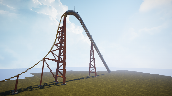 Intiman Giga Coaster, Flyin' Fire! Minecraft Map