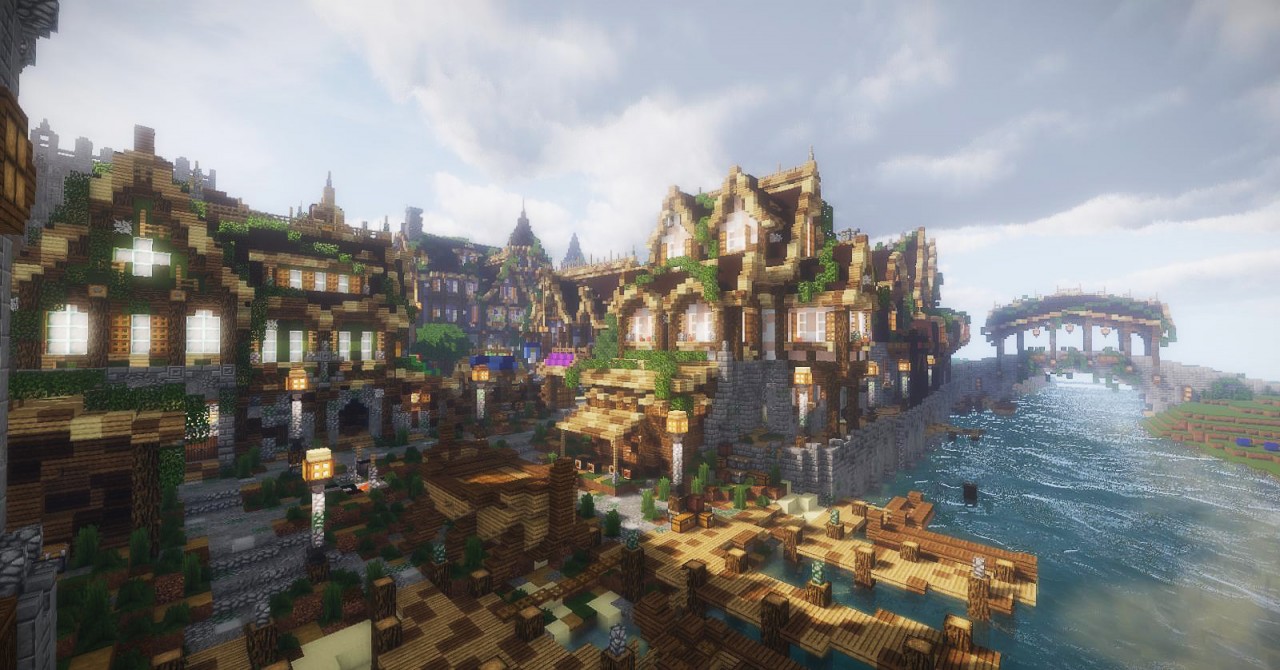 Medieval city Watergate (under construction) Minecraft Map