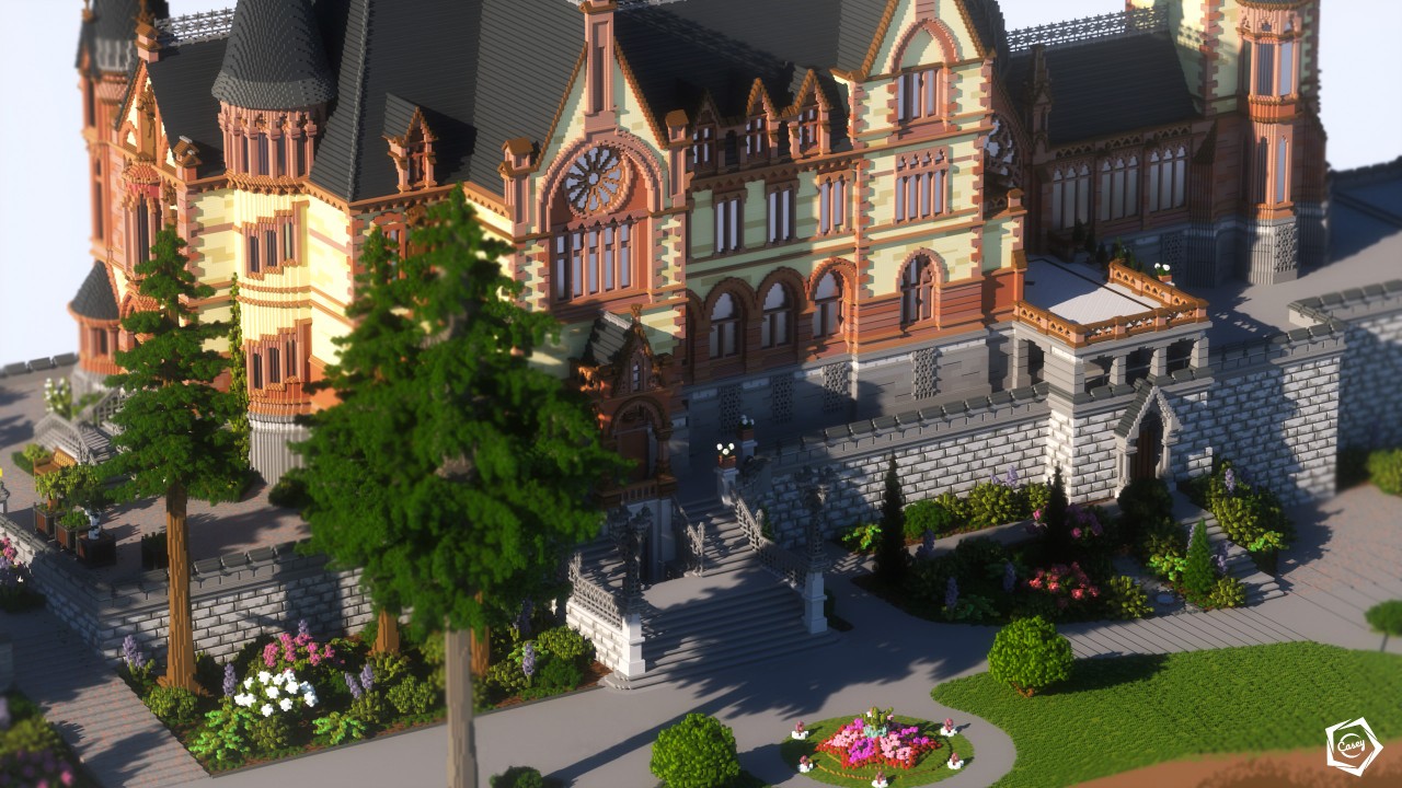 Schloss Drachenburg - The Dragon Castle Minecraft Map