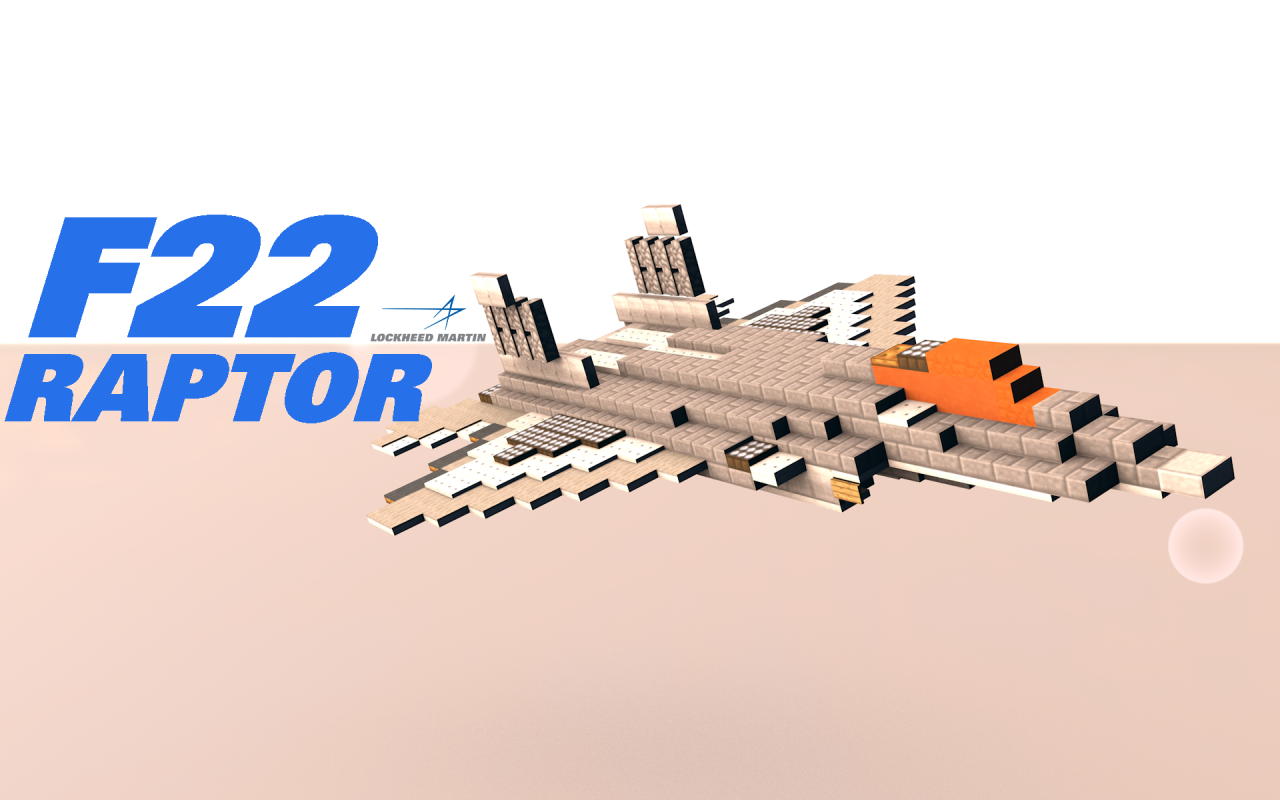 Lockheed Martin F-22 Raptor | Scale 1,5:1 Minecraft Map