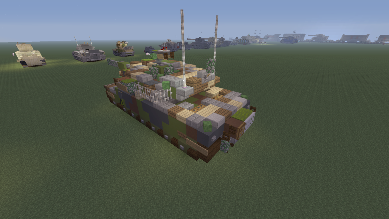 U.S M1 Abrams Main Battle tank Minecraft Map